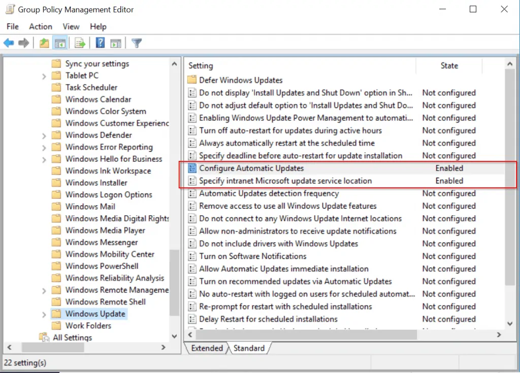 WSUS Windows Server 2016: Installation and Configuration