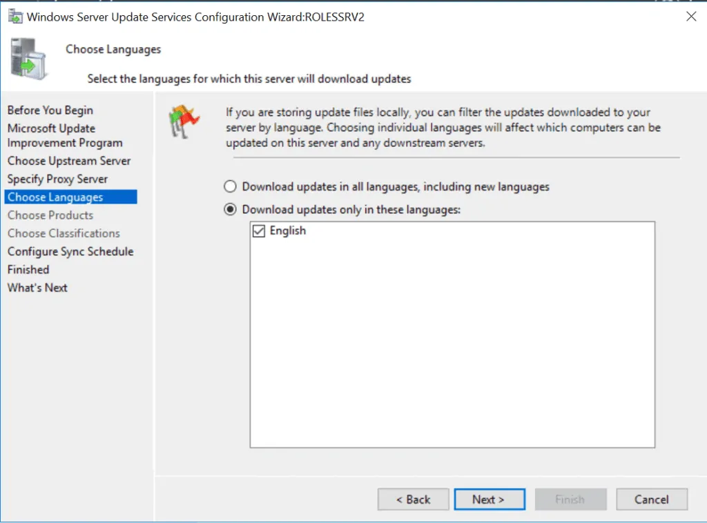 WSUS Windows Server 2016: Installation and Configuration