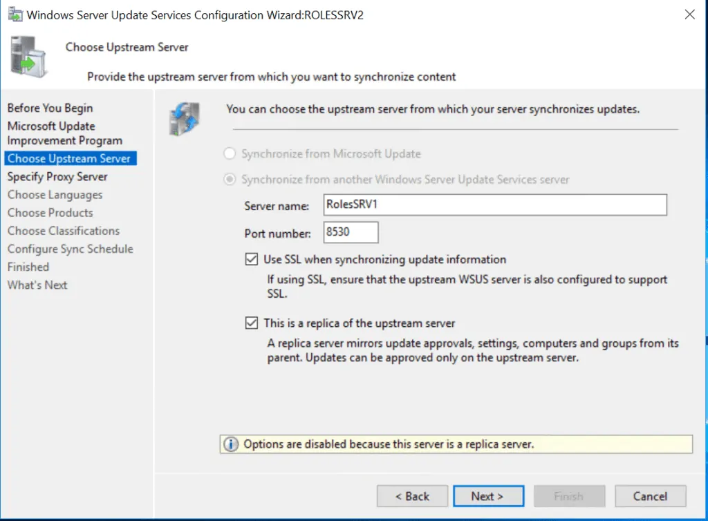 WSUS Windows Server 2016: Installation and Configuration