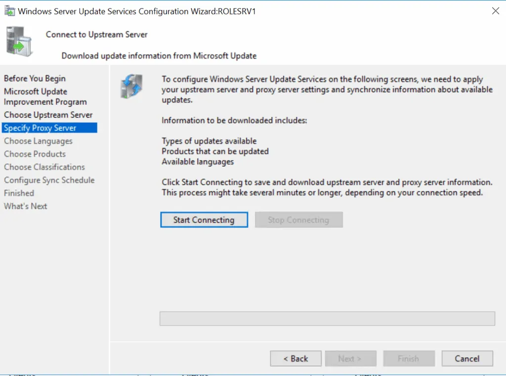 WSUS Windows Server 2016: Installation and Configuration
