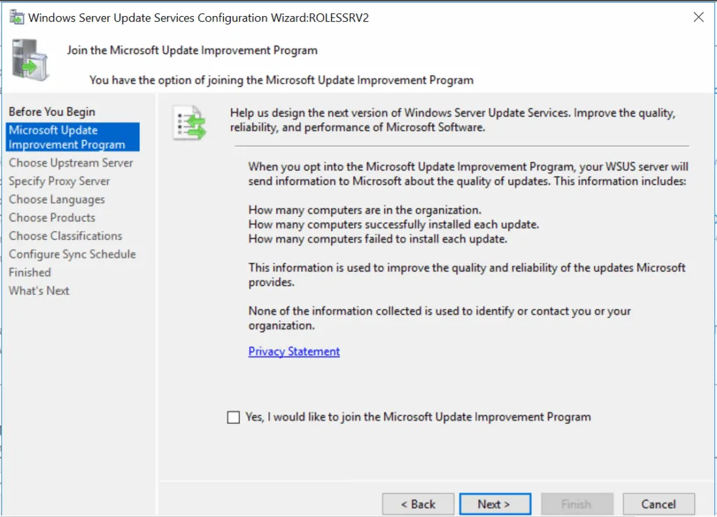 WSUS Windows Server 2016: Installation and Configuration