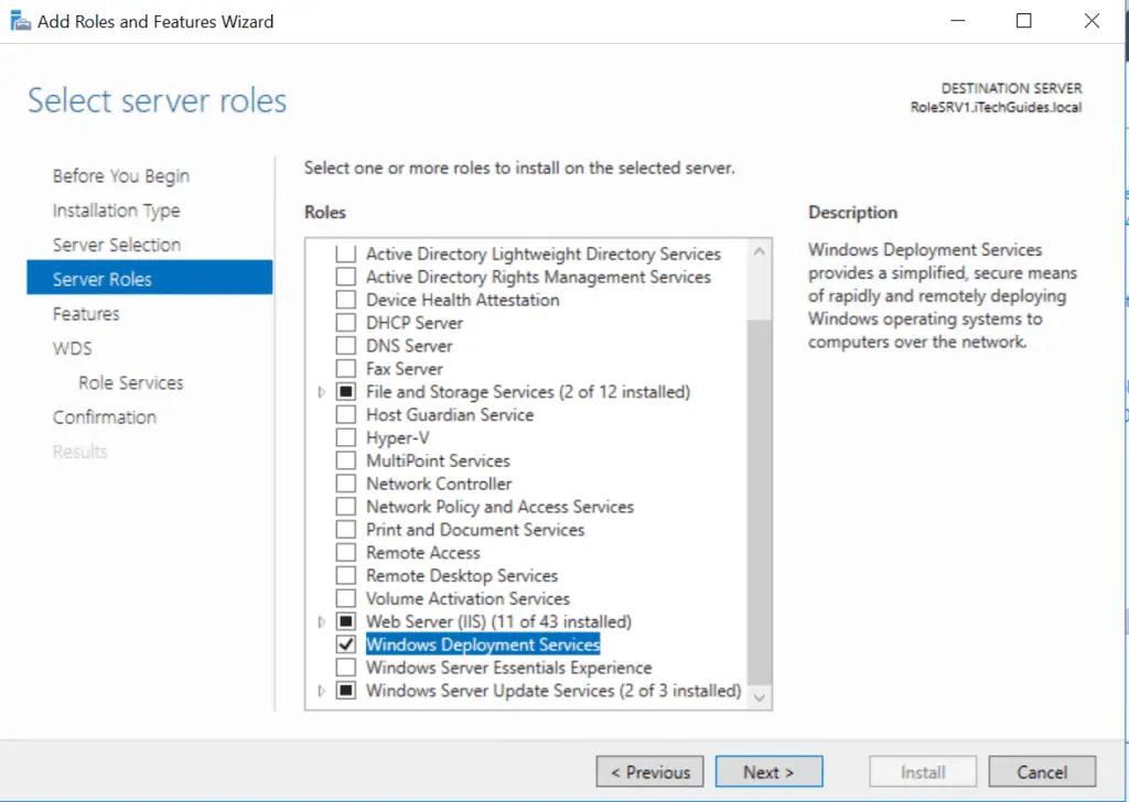 How To Setup Windows Deployment Services In Windows Server 2016