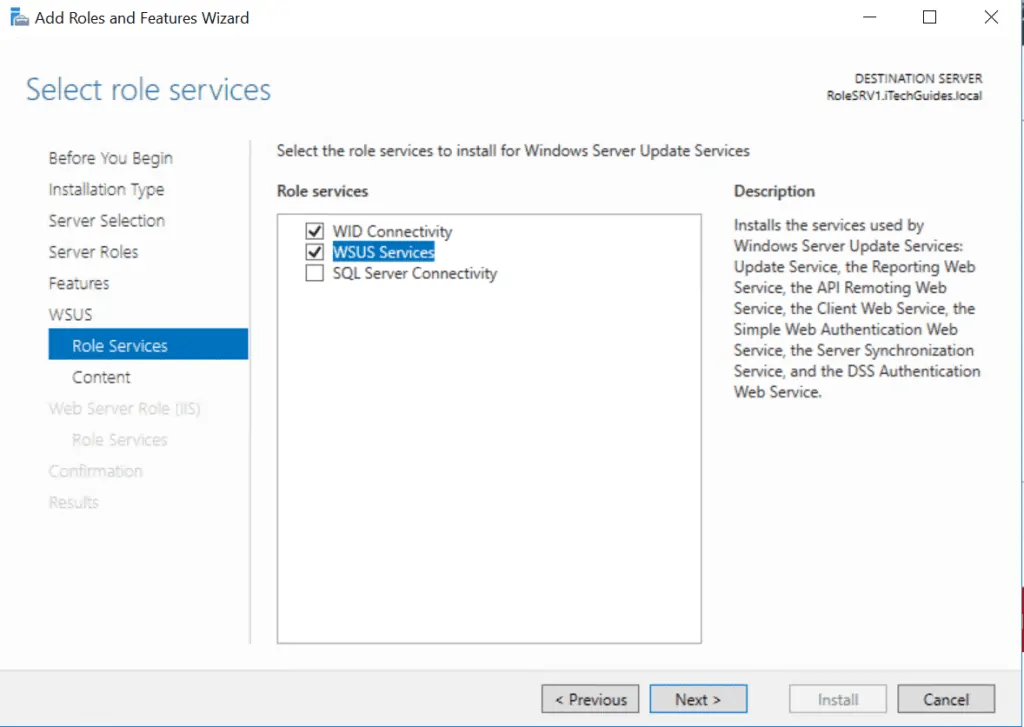 WSUS Windows Server 2016: Installation and Configuration