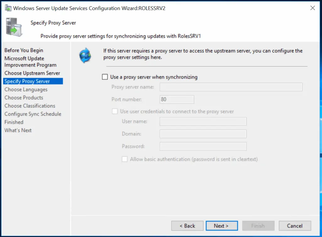 WSUS Windows Server 2016: Installation and Configuration