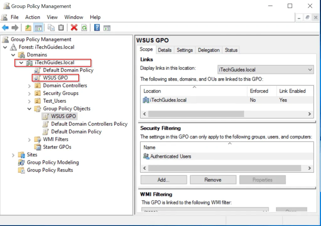 WSUS Windows Server 2016: Installation and Configuration