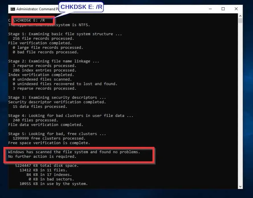 How to Run CHKDSK on Windows 10 - Itechguides How to Run CHKDSK on Windows 10 - Itechguides