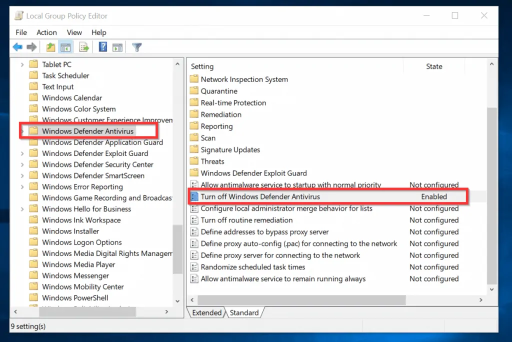 Windows Defender Blocked by Group Policy Error [Fixed] - Itechguides