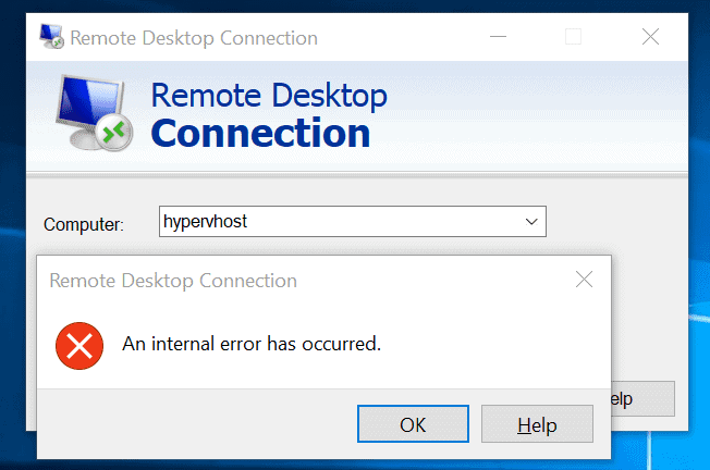 Remote Desktop Connection An Internal Error Has Occurred Fixed Itechguides