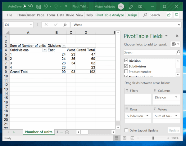 How to Make a Pivot Table in Excel | Itechguides.com