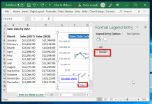 How to Make a Line Graph in Excel | Itechguides.com