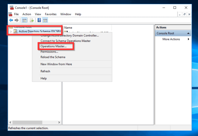 Transfer Schema Master Role with MMC or NTDSUTIL - Itechguides