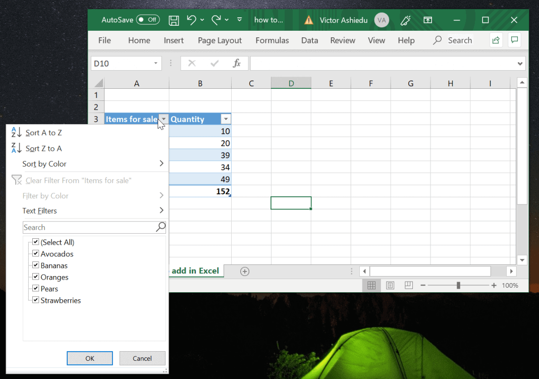How to Sum in Excel with Examples - Itechguides