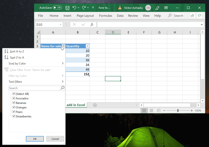 How to Sum in Excel with Examples - Itechguides