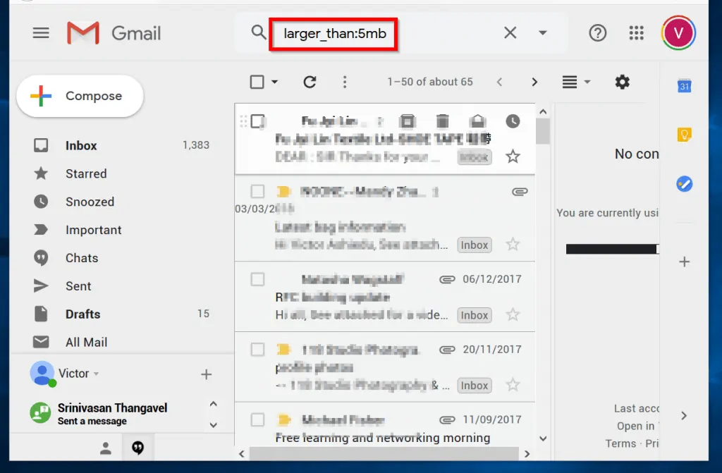 How to Sort Gmail by Size Using Gmail Search - Itechguides