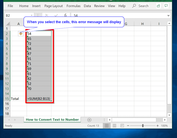 How to Convert Text to Number in Excel (4 Methods) - Itechguides