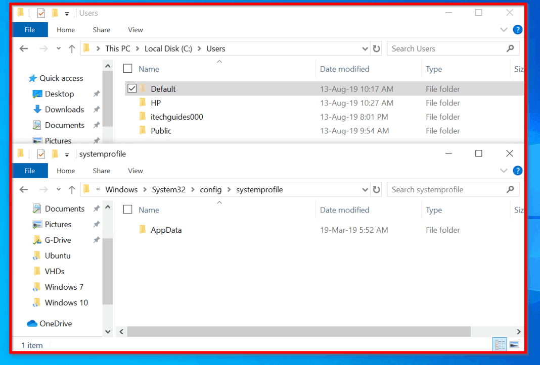 Windows System32 Config Systemprofile Desktop is Unavailable [Fixed]