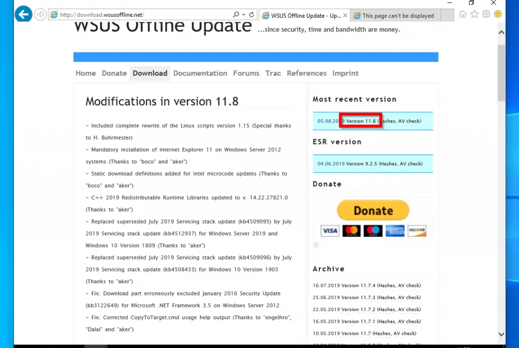 WSUS Offline Update: Install Microsoft Updates to Offline Computers