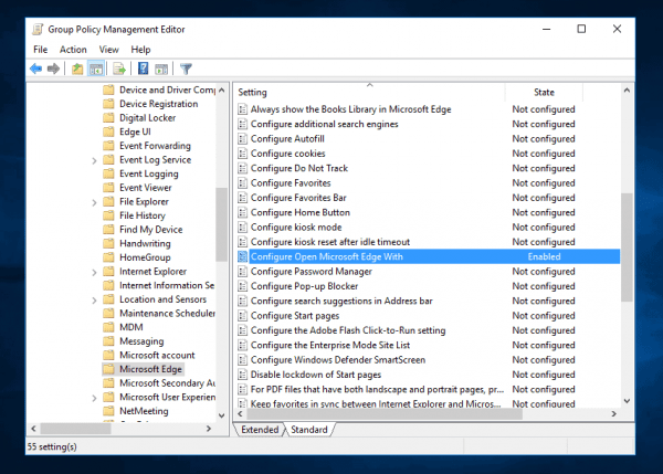 Set Homepage in Edge (Microsoft Edge) From Settings or Group Policy