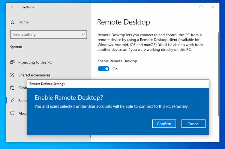 Remote Desktop Can't Connect to the Remote Computer [Fixed]