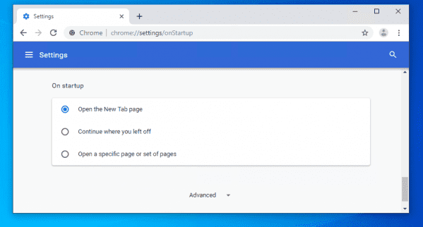 Set Homepage in Chrome (Google Chrome) From Settings or Group Policy