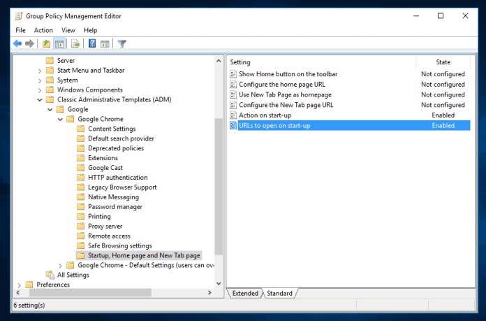 Set Homepage in Chrome (Google Chrome) From Settings or Group Policy