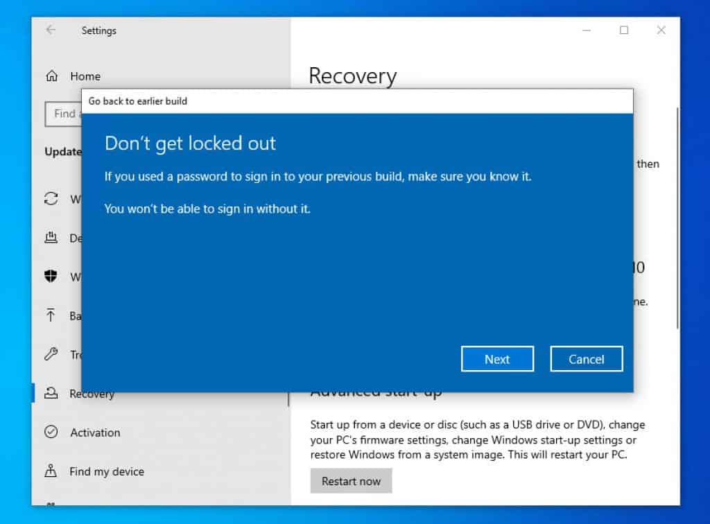 How to Roll Back Windows 10 Update (3 Methods) - Itechguides.com
