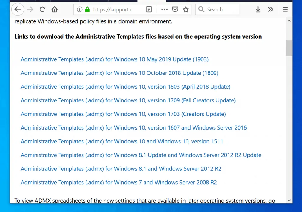How To Make Microsoft Edge Policy Available In Group Policy - Itechguides