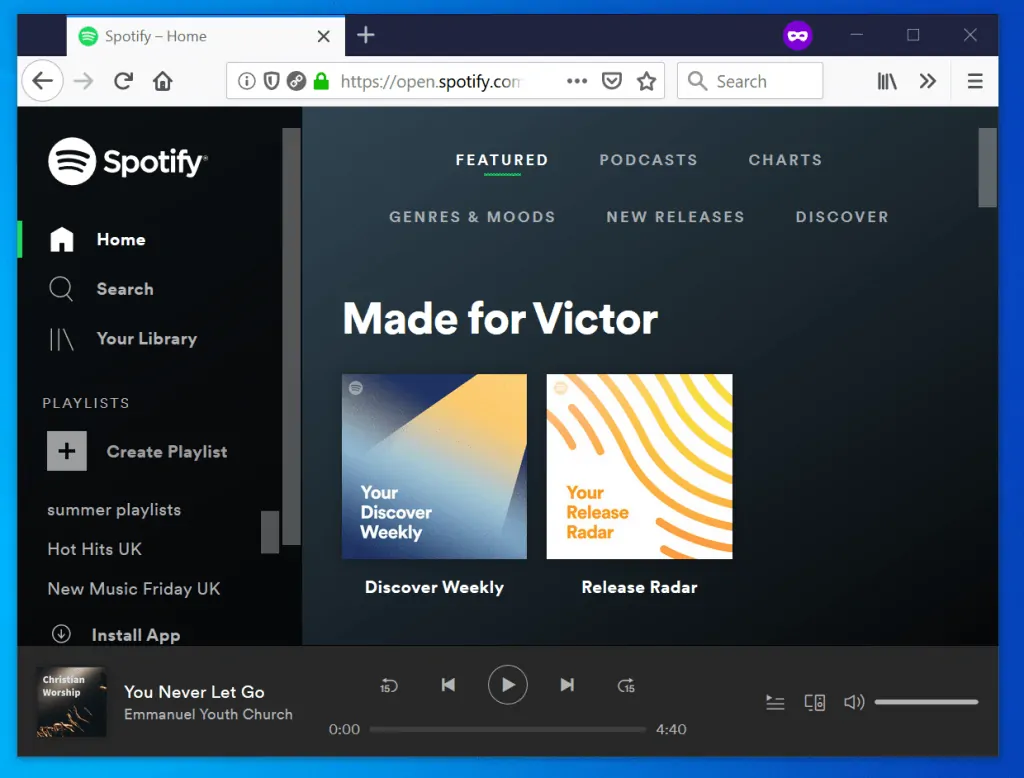 Spotify no Longer Supports this Version of Firefox Error [Fixed ...