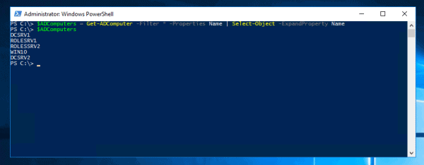 Powershell Add Ad Computers To Array 6204