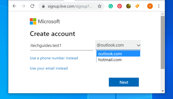 How to Create an Outlook or Hotmail Email Accounts - Itechguides