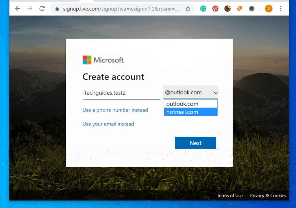 How to Create Live.com email in 2023 | Itechguides.com