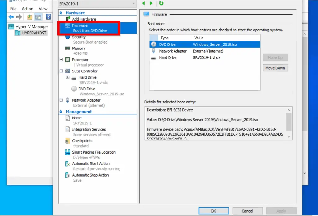 How To Install Windows Server 2019 On A Hyper V Vm Itechguides 4230