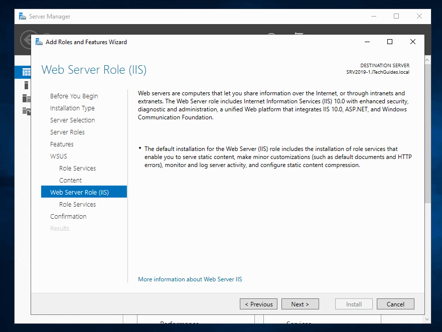How To Install And Configure Wsus In Windows Server 2019 Itechguides