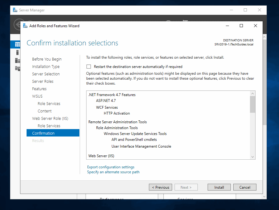 How To Install And Configure Wsus In Windows Server 2019 Itechguides