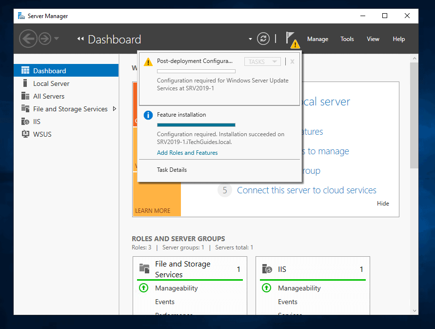 How To Install And Configure Wsus In Windows Server 2019 Itechguides