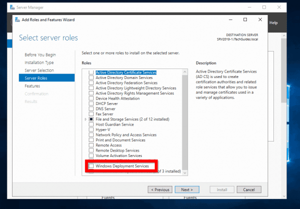 Windows Deployment Services 2019: Installation and Configuration Windows Deployment Services 2019: Installation and Configuration
