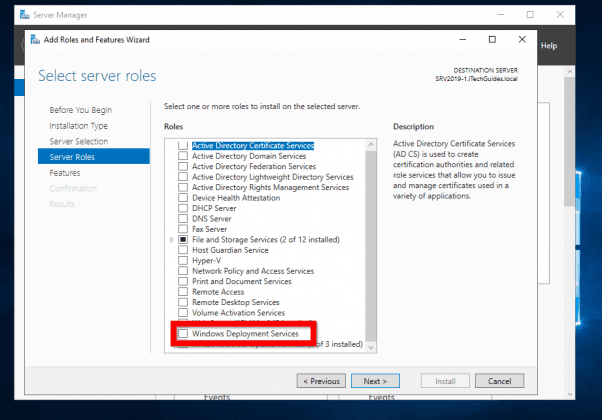 How to Install and Configure WDS in Server 2019 - Itechguides