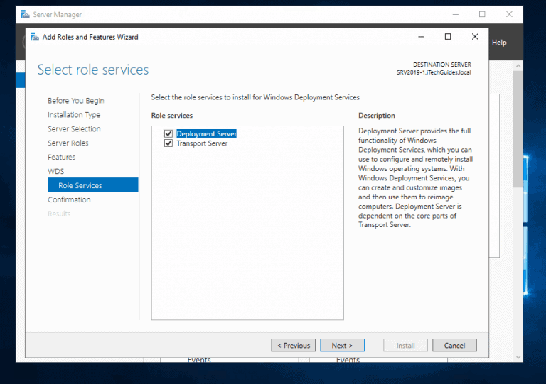 How to Install and Configure WDS in Server 2019 - Itechguides