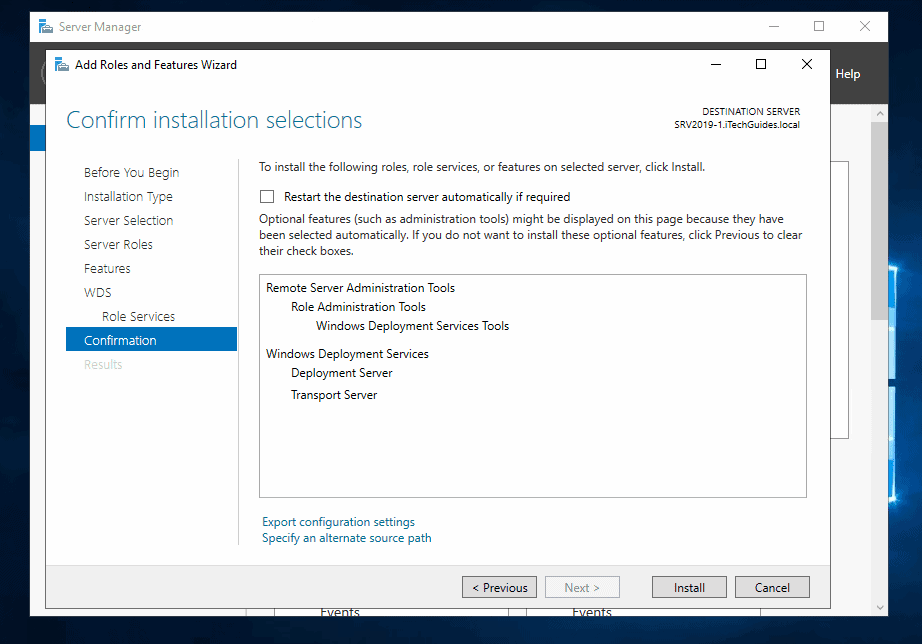 Windows Deployment Services 2019: Installation and Configuration
