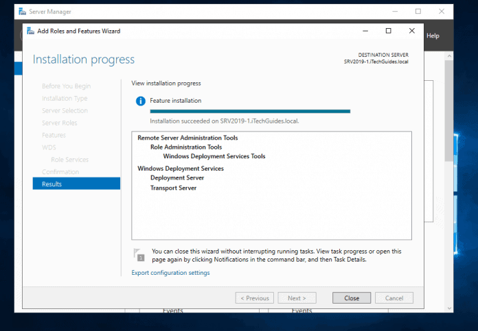 How to Install and Configure WDS in Server 2019 - Itechguides