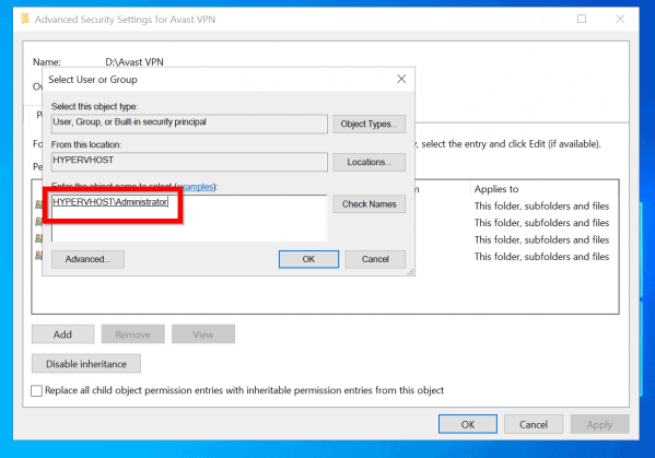 Take Ownership Of Folder Windows 10
