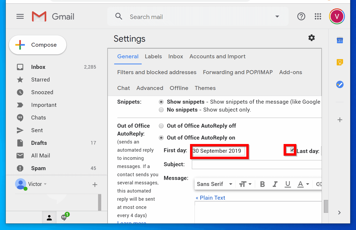 Out of Office Auto Reply for Outlook, Outlook.com and Gmail