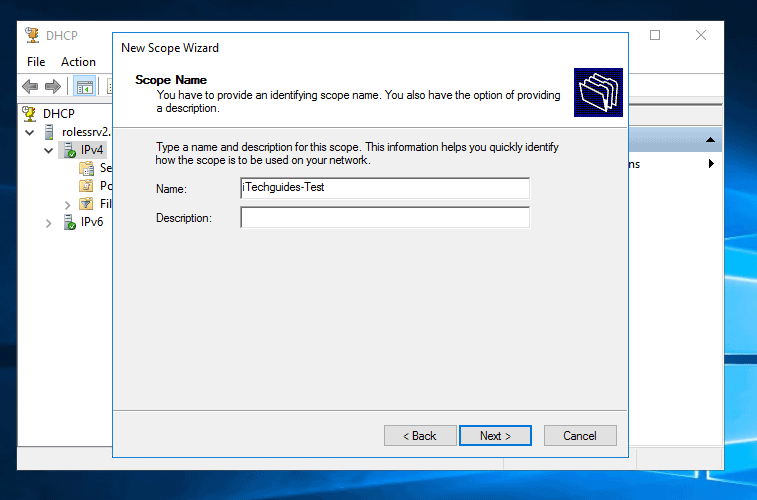 How to Setup DHCP Server 2016 | Itechguides