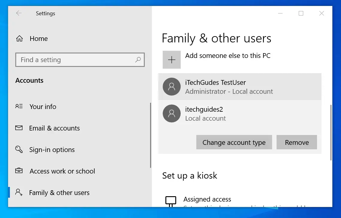 Add Local User Windows 10: How to Add a Local User in Windows 10