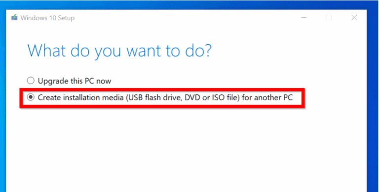 Create Windows 10 Installation Media (USB) | Itechguides.com