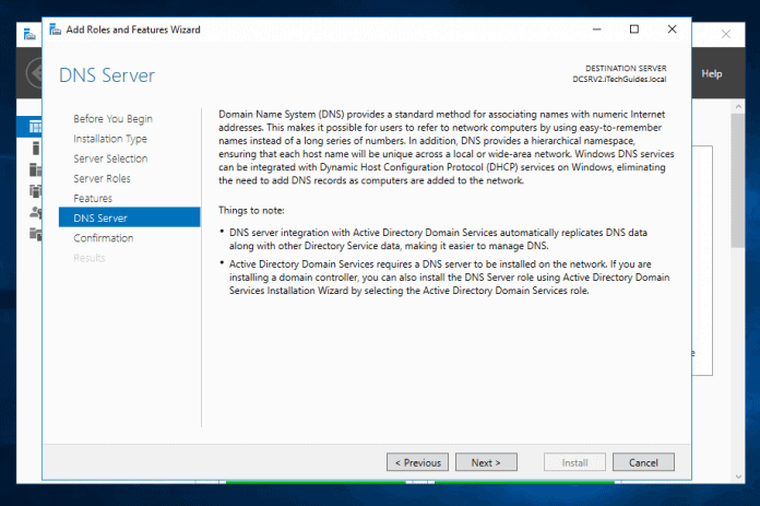 How to Install and Configure DNS on Windows Server 2016