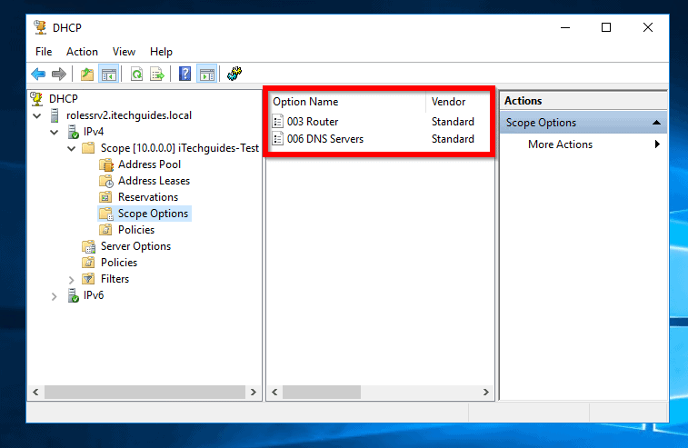 How to Setup DHCP Server 2016 | Itechguides