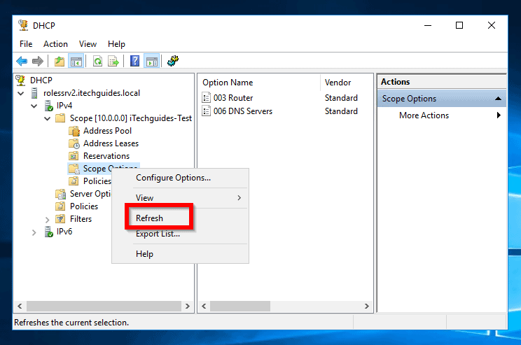 How to Setup DHCP Server 2016 | Itechguides