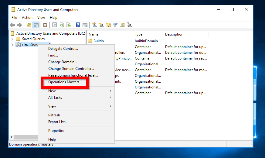 How to Check FSMO Roles Holders in Active Directory - Itechguides