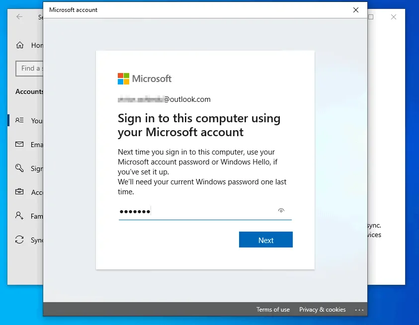 How to Sign in to Windows 10 with a Microsoft Account - Itechguides